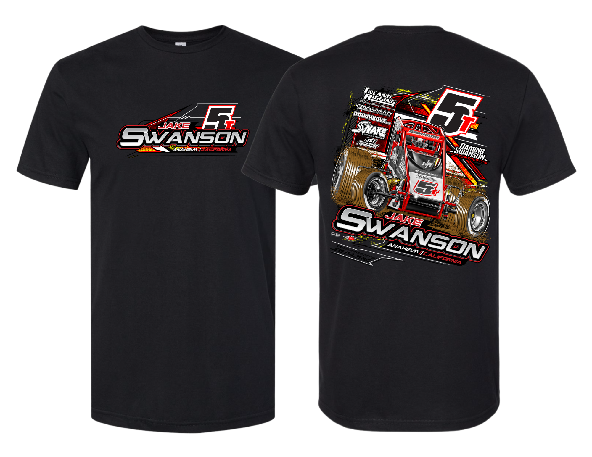 5T DMS Tee - Black – Jake Swanson