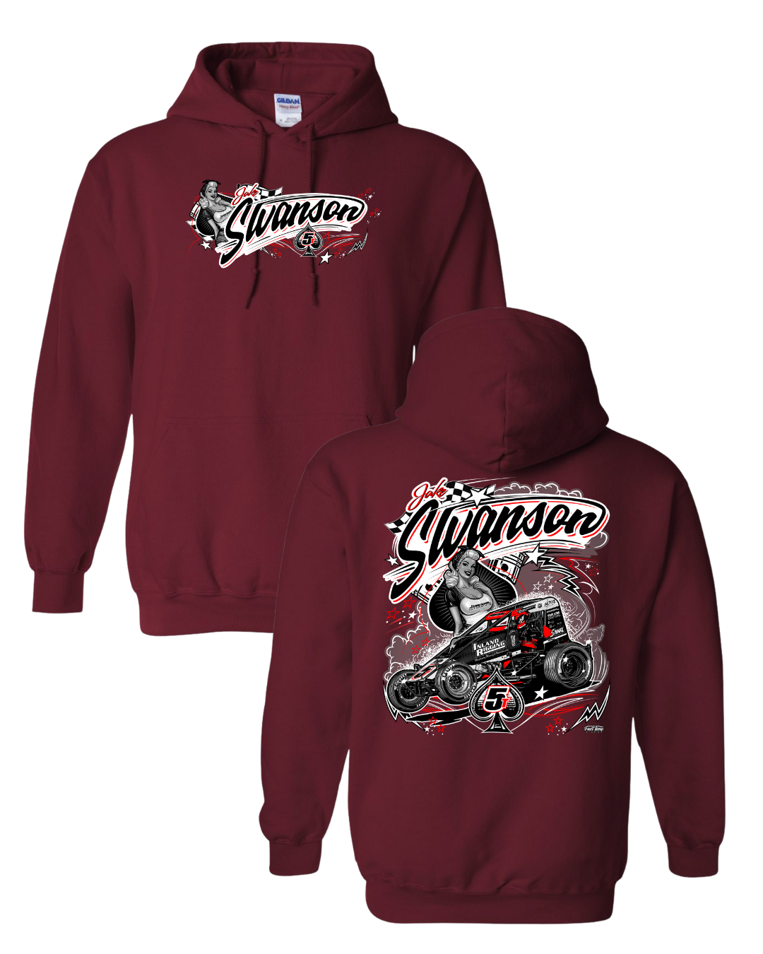5T PinUp Hoodie - Garnett – Jake Swanson