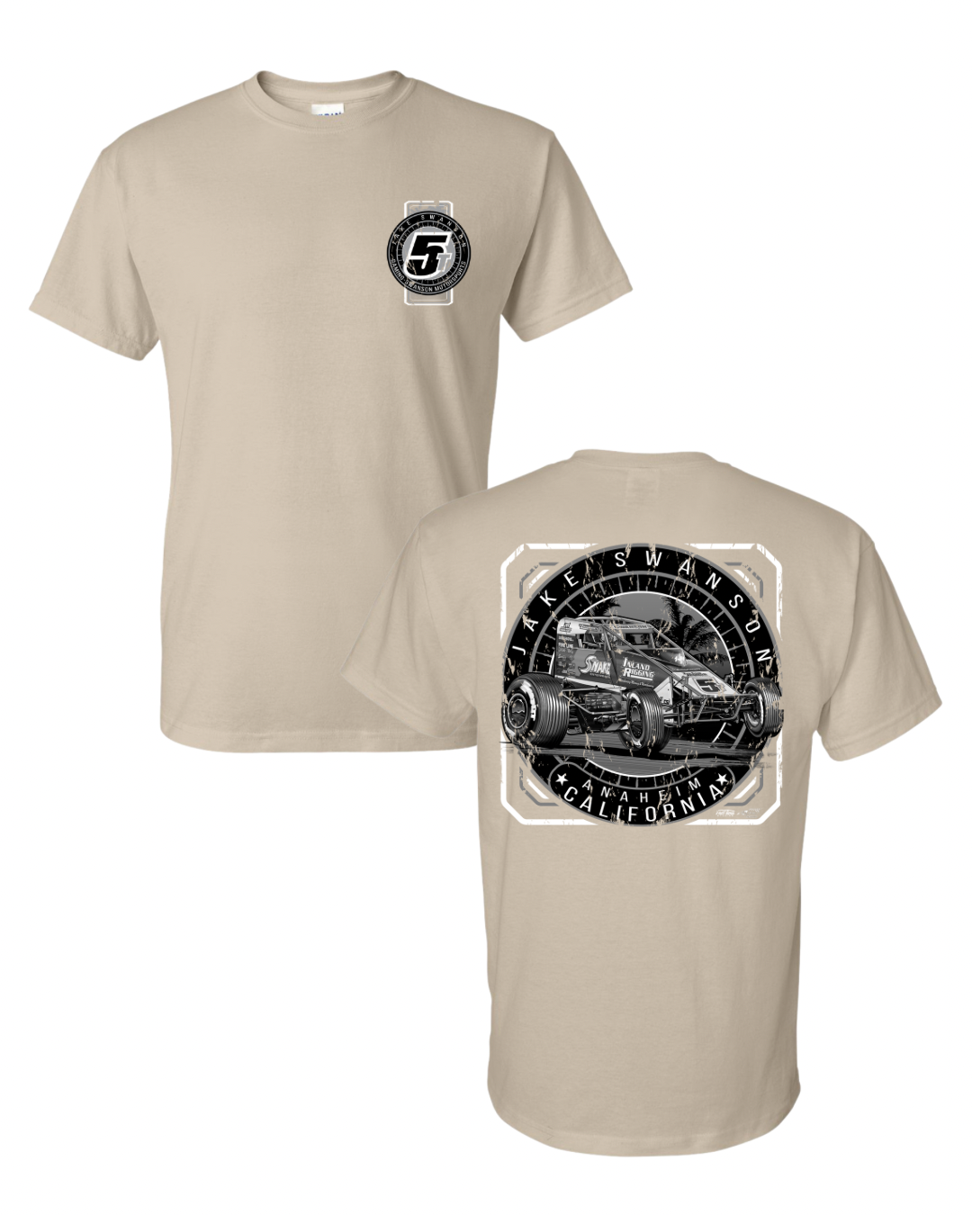 5T West Coast Edition Tee - Sand – Jake Swanson